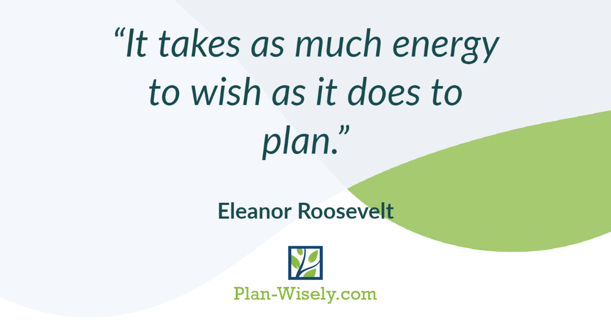 Goal Setting - Plan Wisely